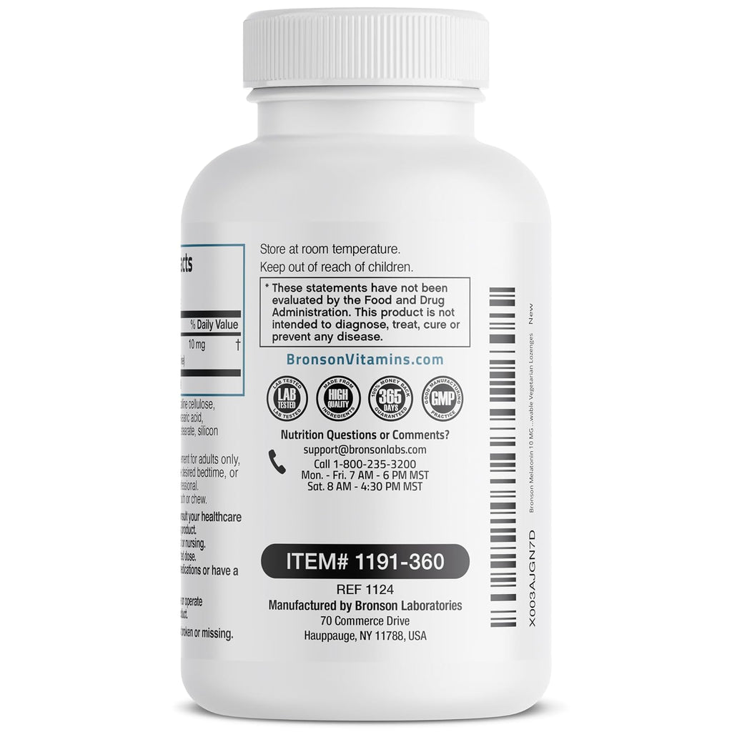 10mg melatonin tablets for relaxation
