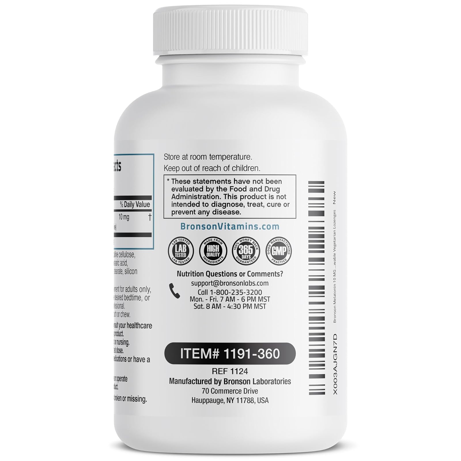 10mg melatonin tablets for relaxation