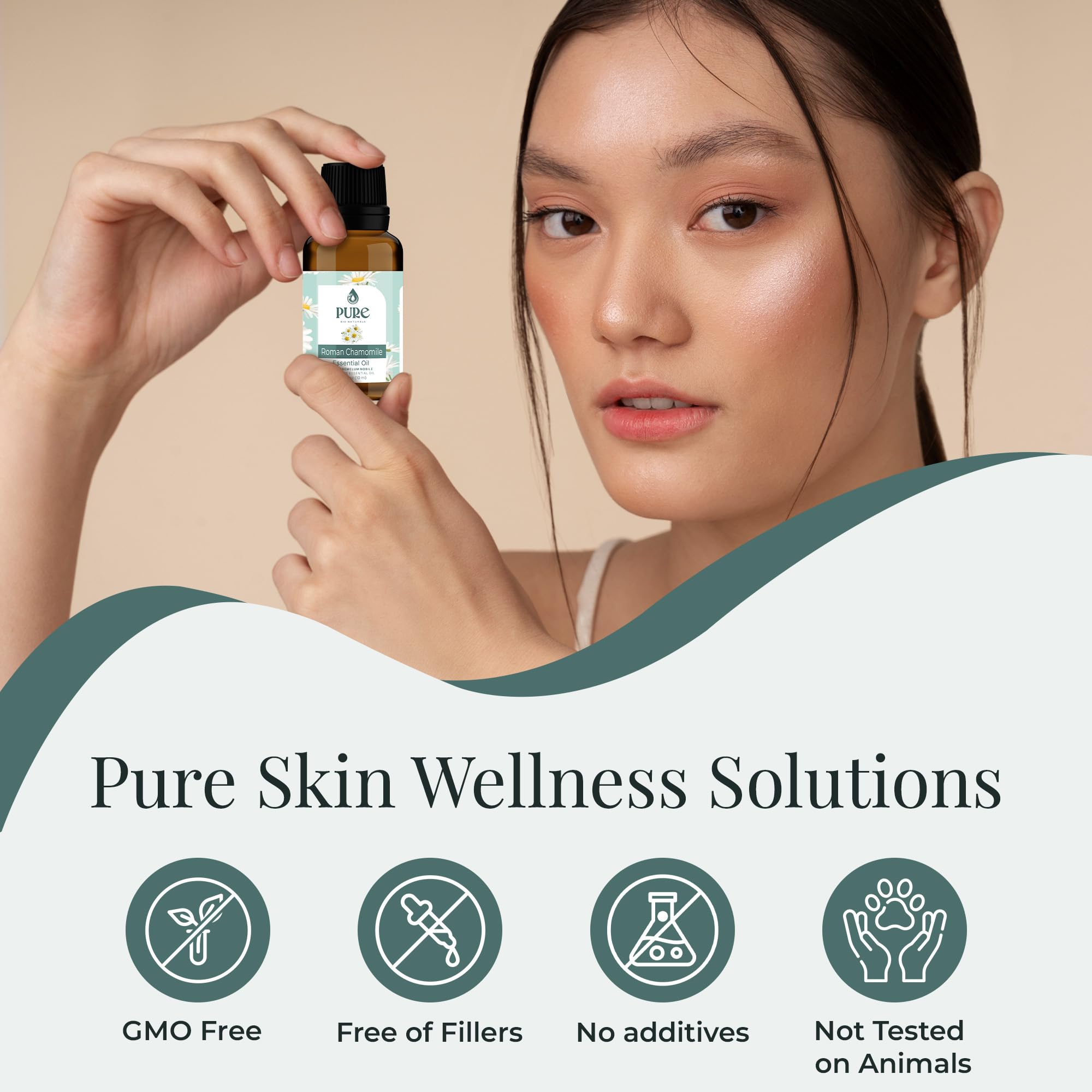10ml chamomile oil for soothing baths