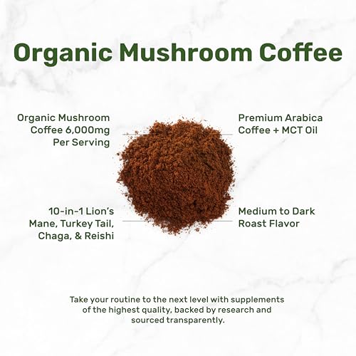 10oz organic mushroom coffee pack