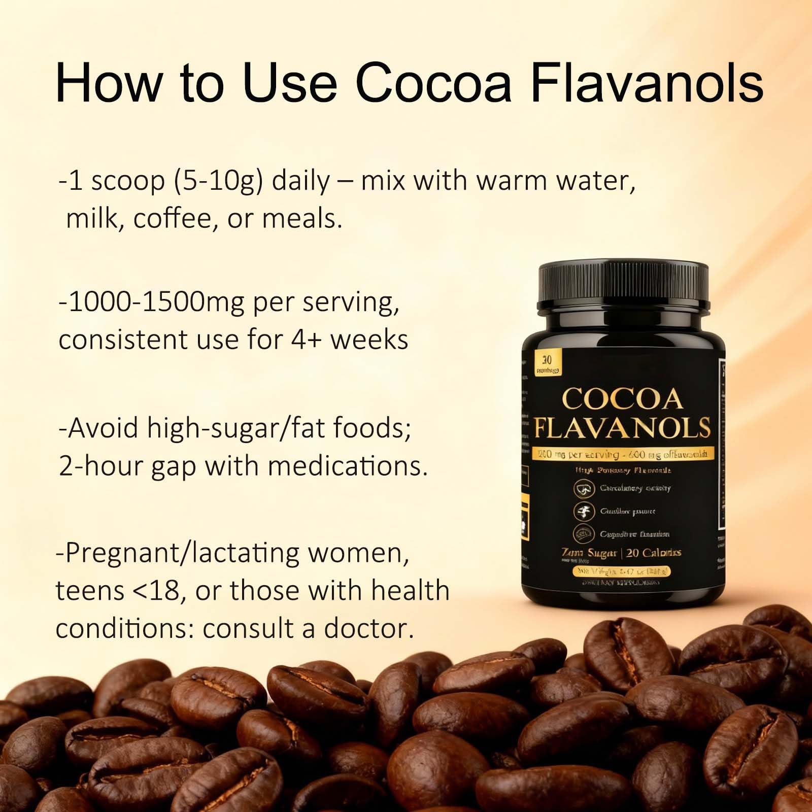 10X concentrated cocoa powder for health