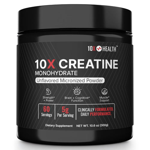10X creatine monohydrate powder for muscle gain