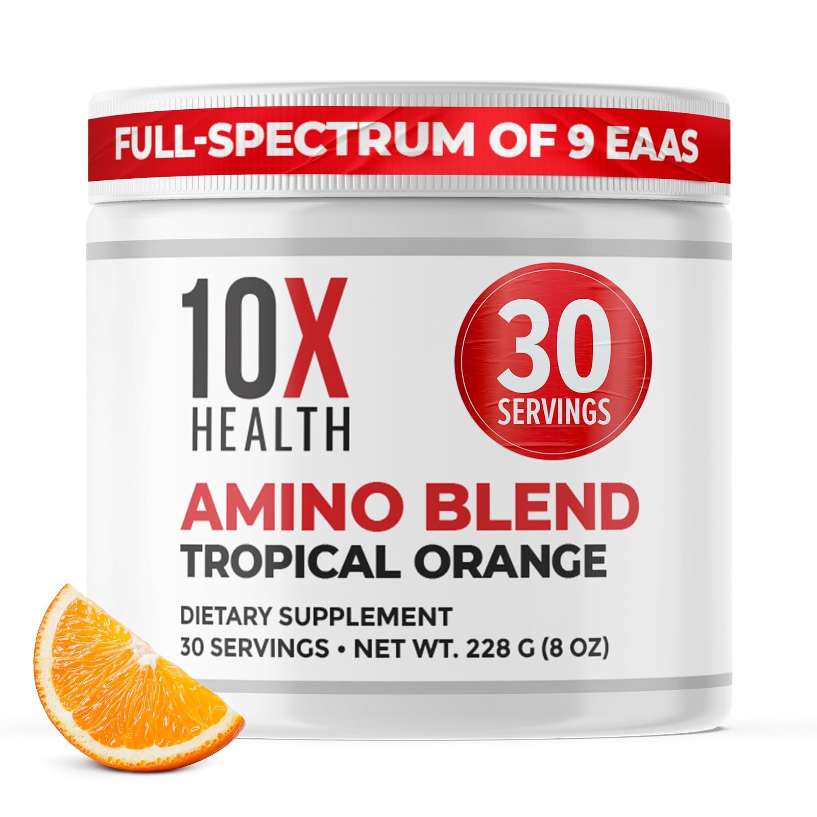 10X Health amino acids tropical orange