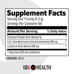 10X Health colostrum for active lifestyles