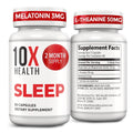 10X Health melatonin sleep aid