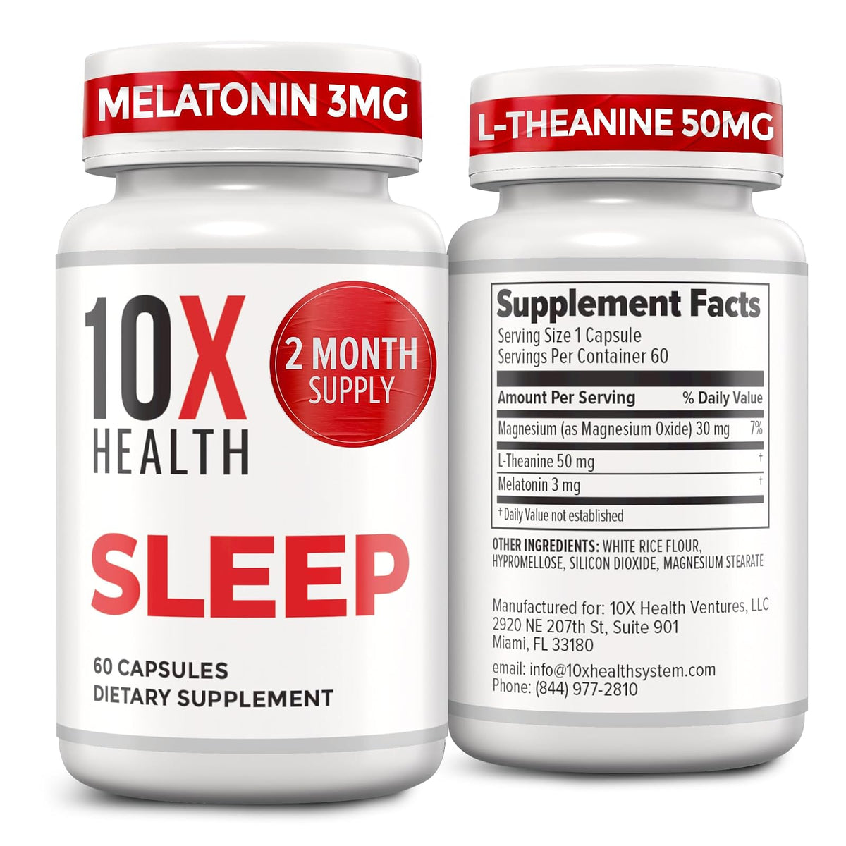 10X Health melatonin sleep aid