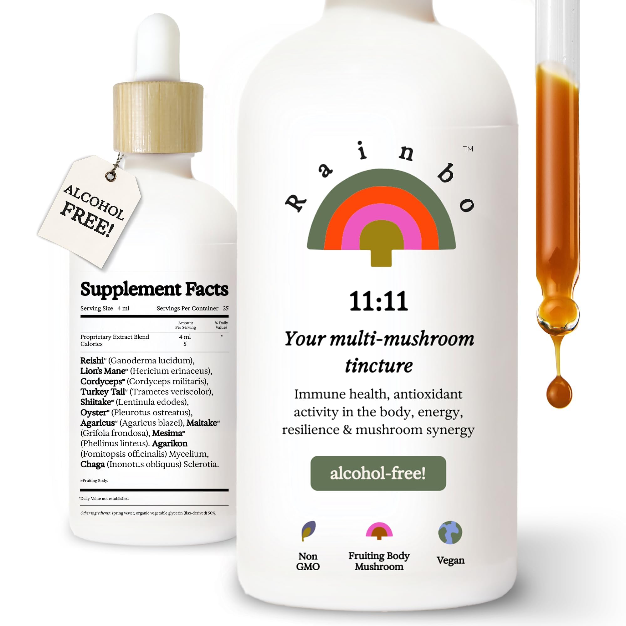 11:11 Multi Mushroom Tincture for immunity