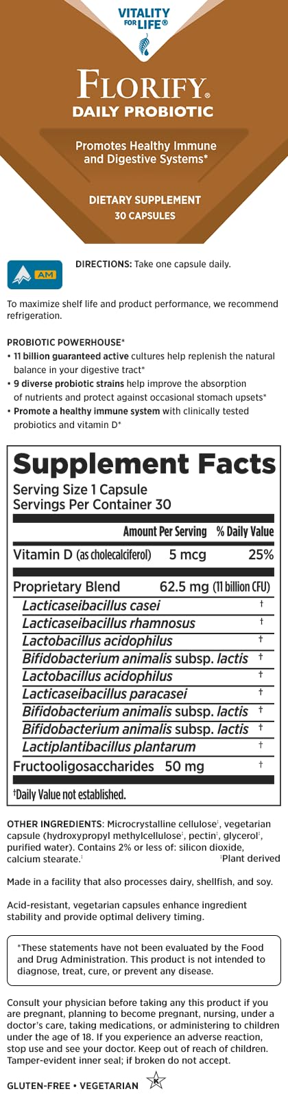 11 billion active cultures for daily vitality