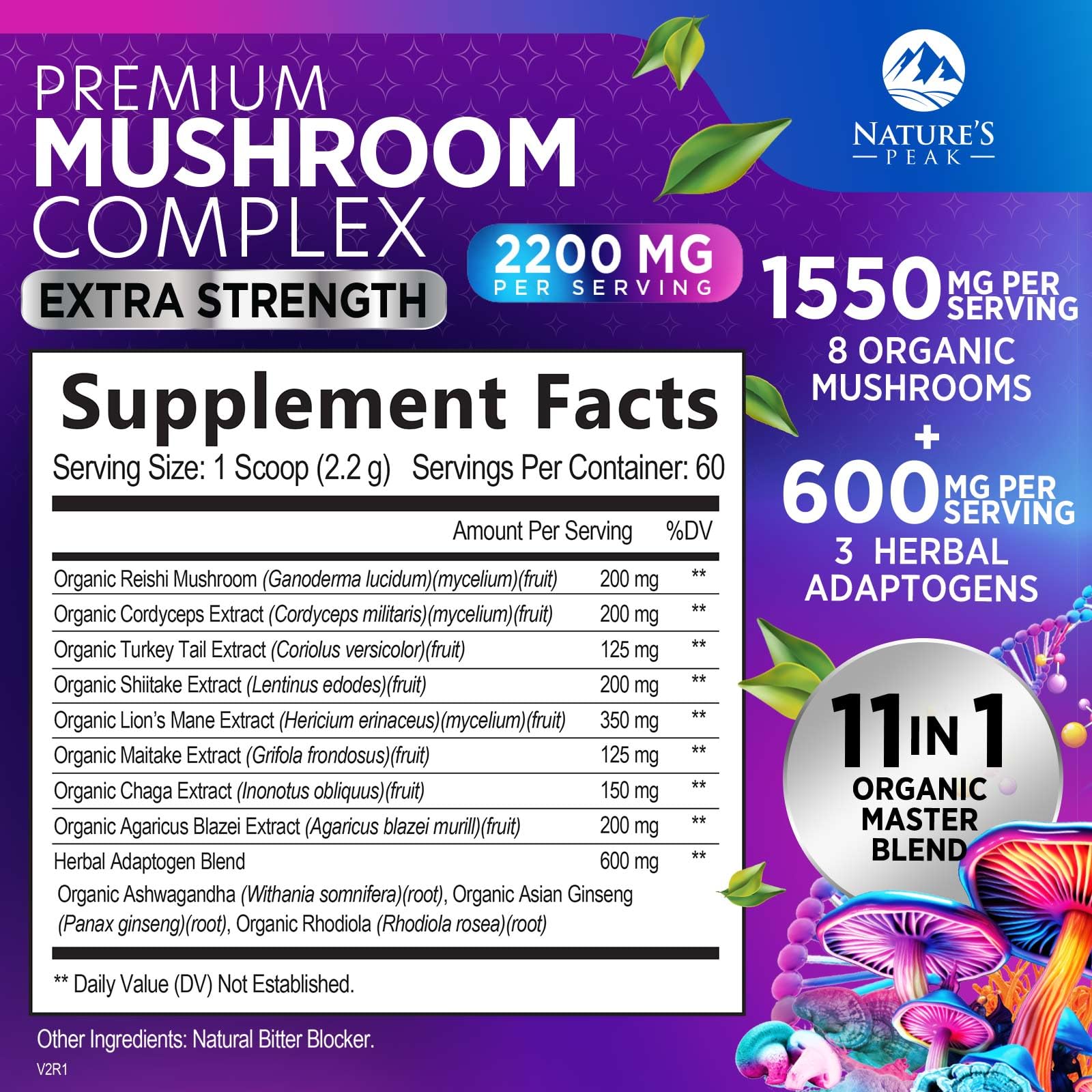 11-in-1 mushroom powder blend benefits