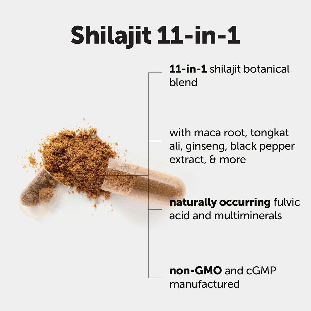 11-in-1 Shilajit complex capsules