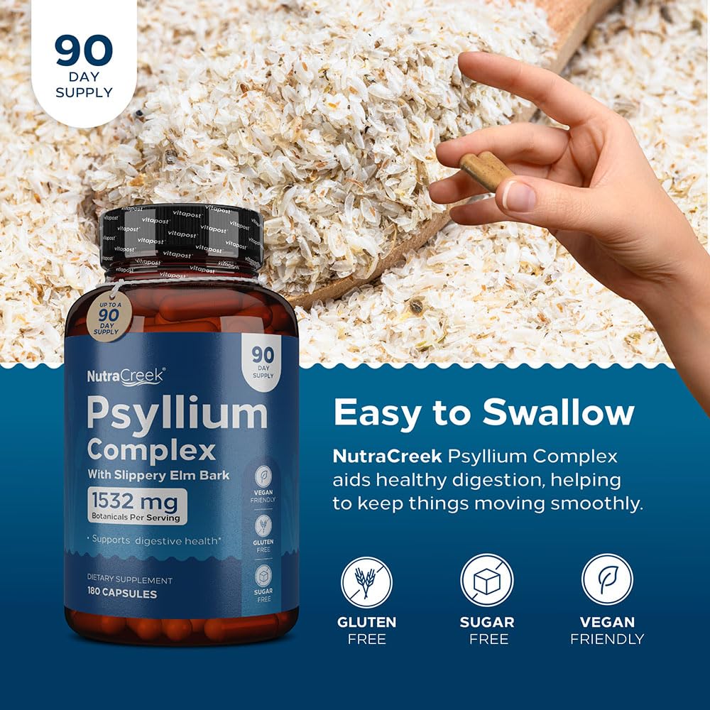 11-ingredient psyllium complex for gut health
