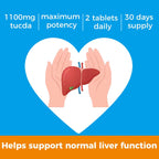 1100 mg TUDCA for detoxification