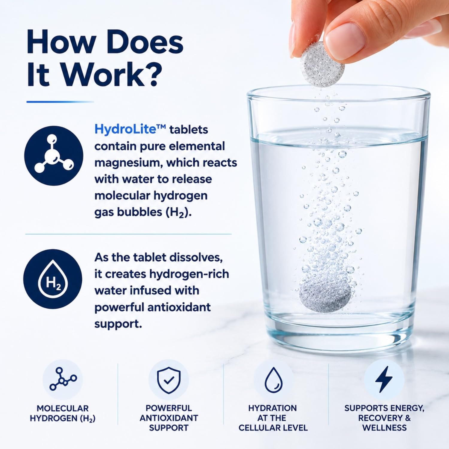 12,000 PPB hydrogen for optimal performance