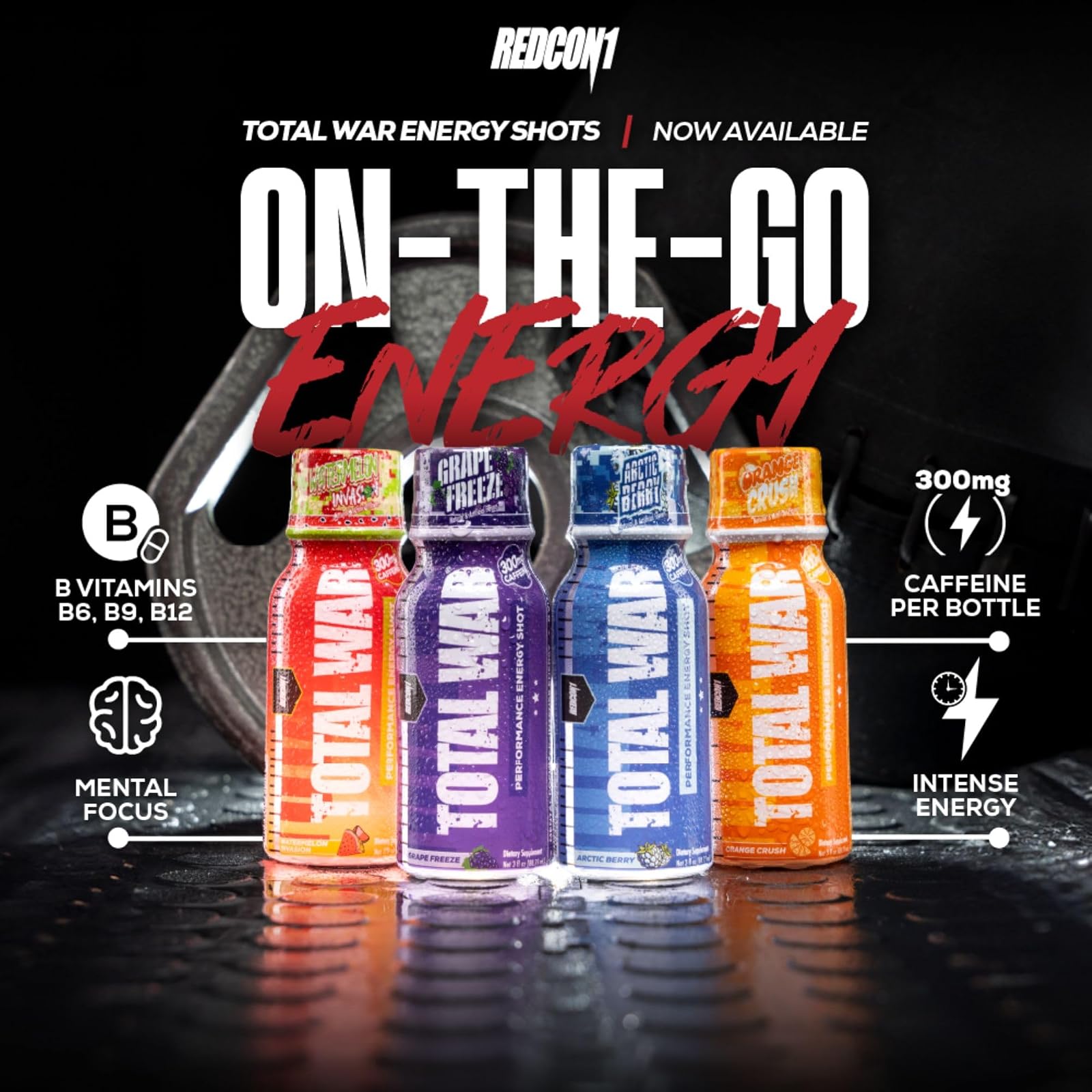 12 count pre-workout energy shots
