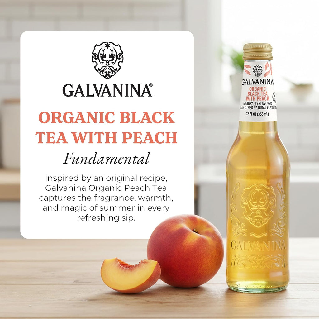 12 fl oz Galvanina iced tea bottle