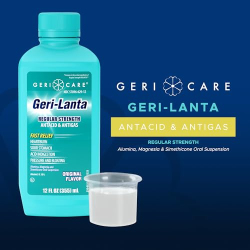 12 fl oz Geri-Lanta antacid bottle