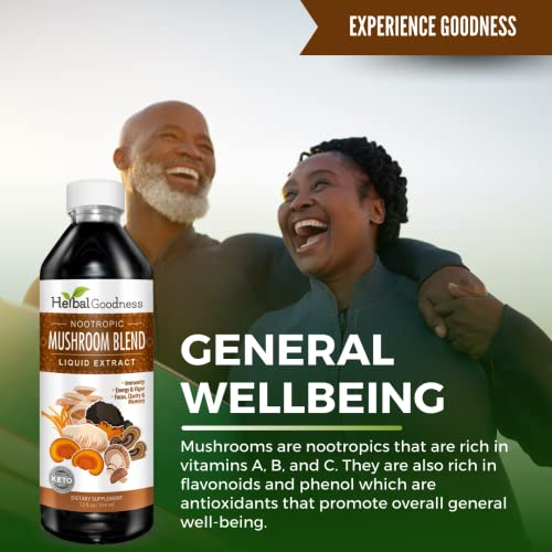 12 fl oz mushroom blend benefits