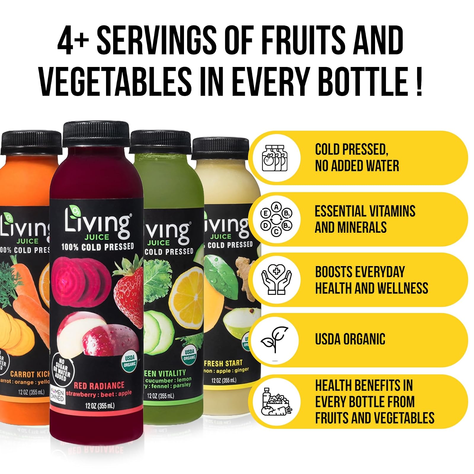 12 fl oz organic juice cleanse