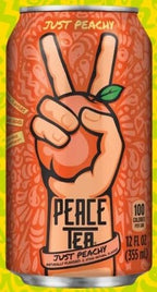12 fl oz peach iced tea