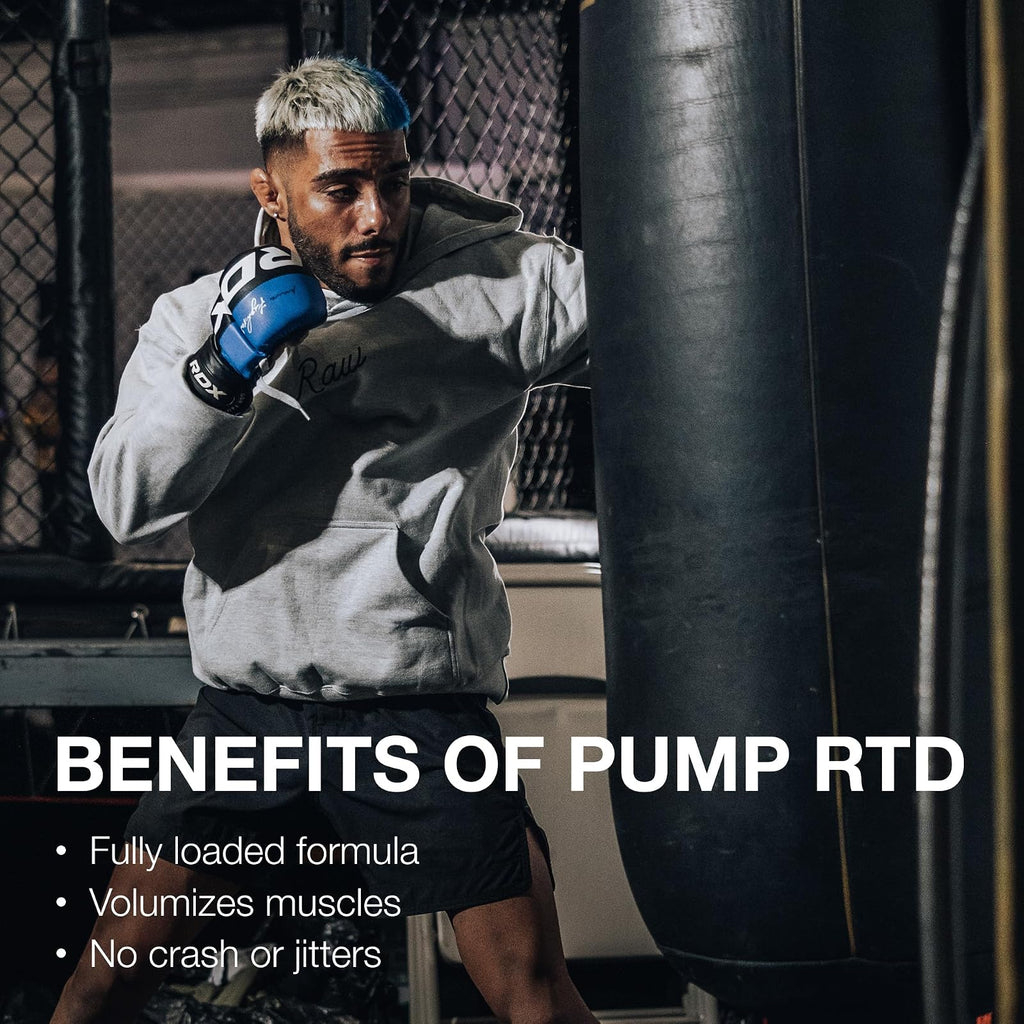 12 Fl Oz RAW pre-workout convenience
