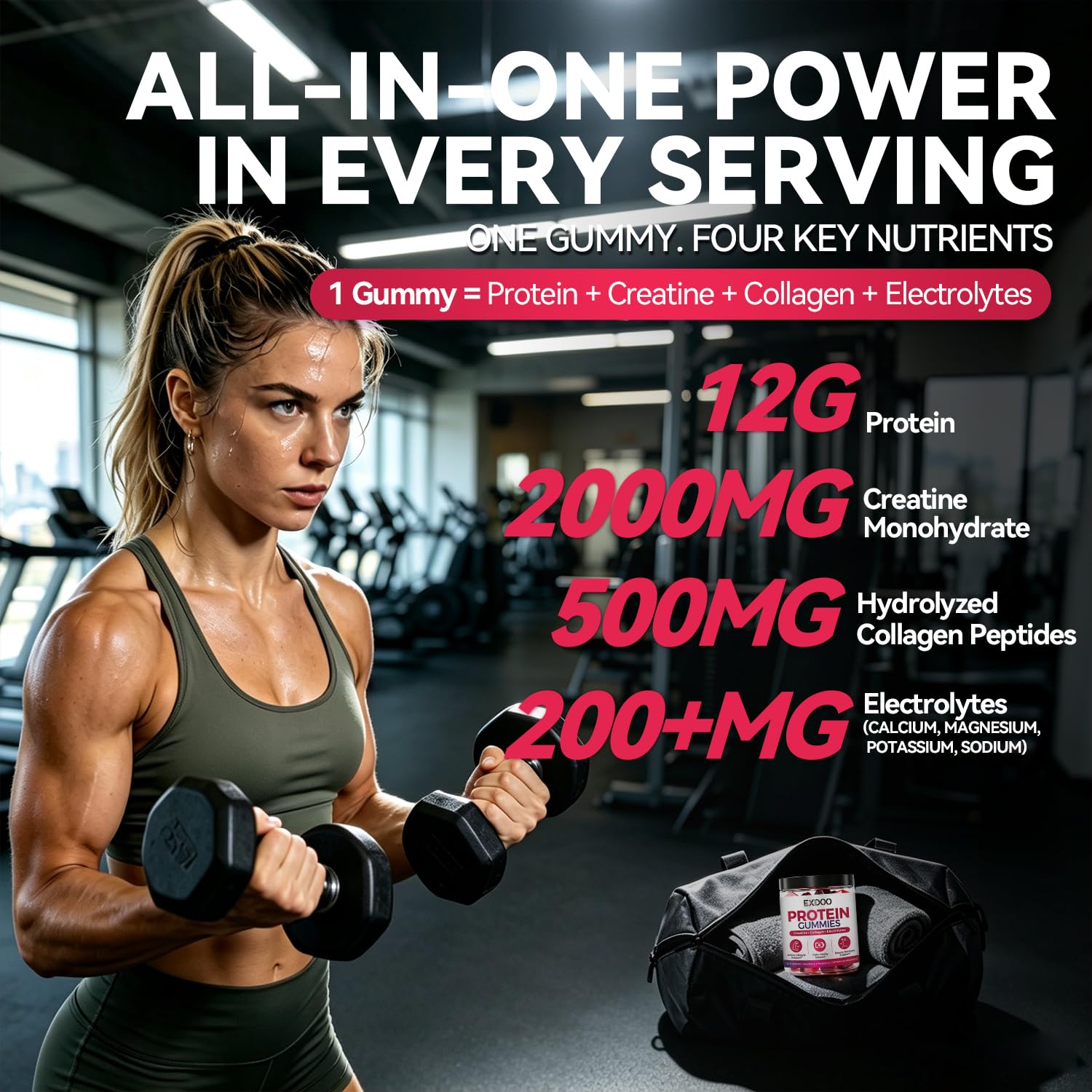 12 g protein multivitamins for energy