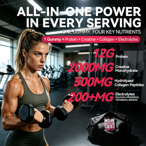12 g protein multivitamins for energy