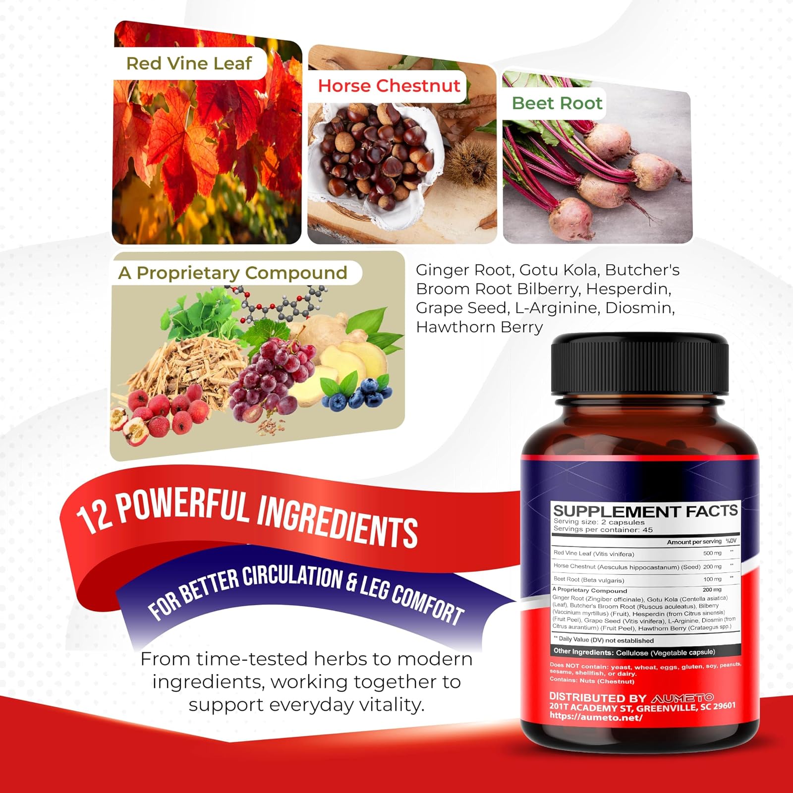 12-in-1 herbal blends for circulation