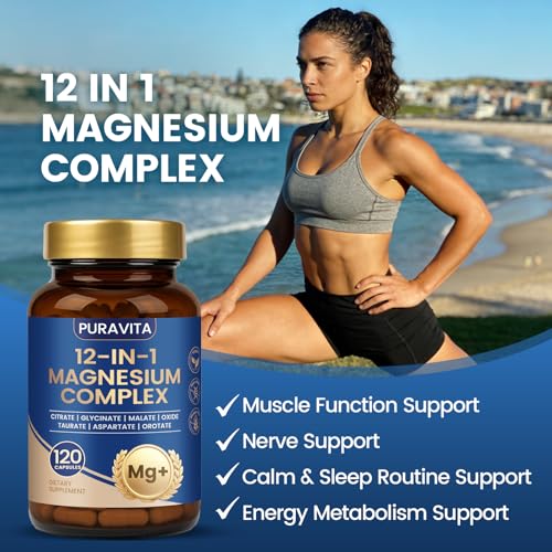 12 in 1 magnesium capsules for relaxation