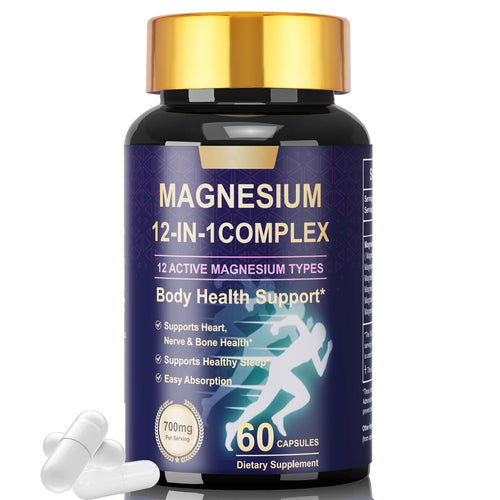 12 in 1 magnesium supplement capsules