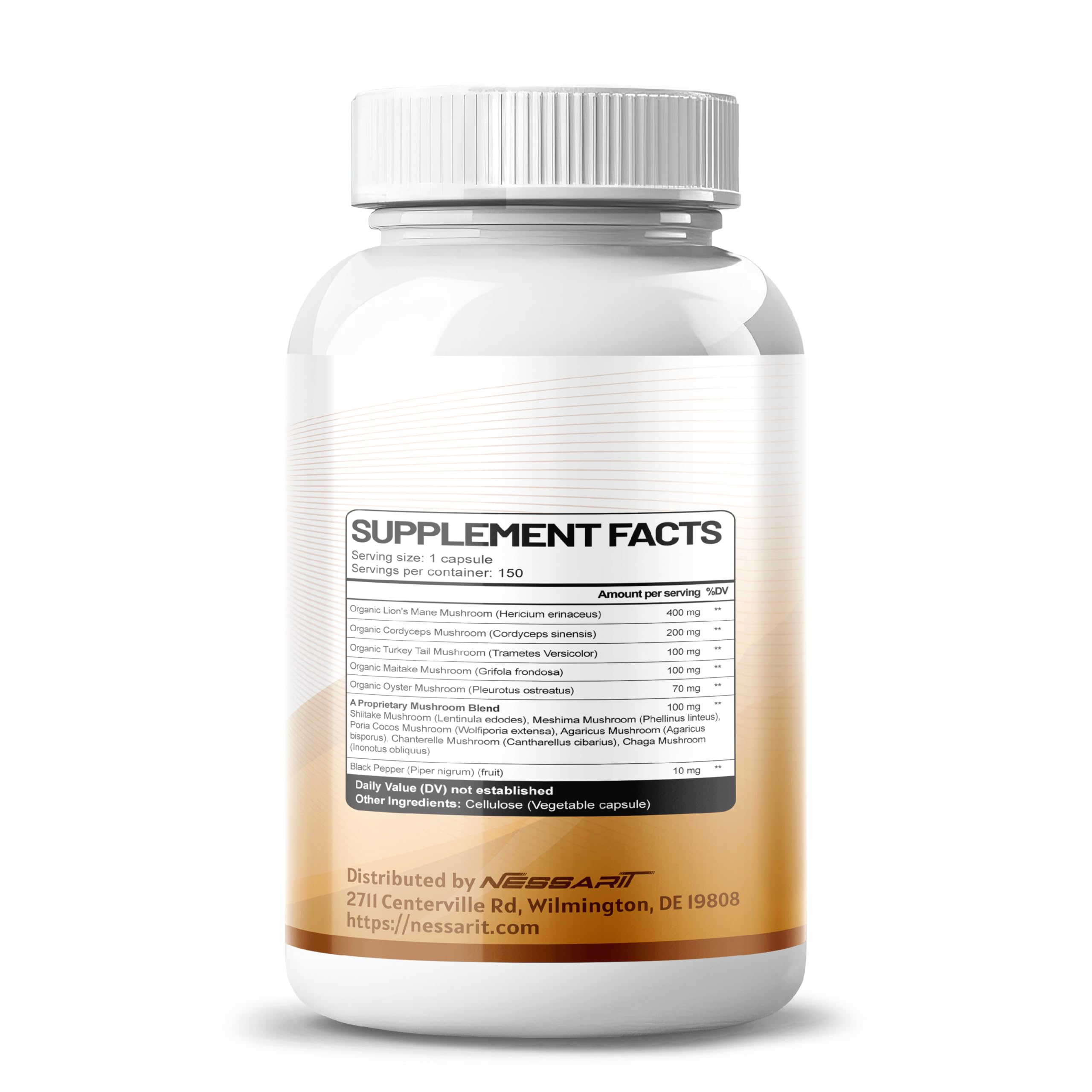 12-in-1 mushroom capsules for health