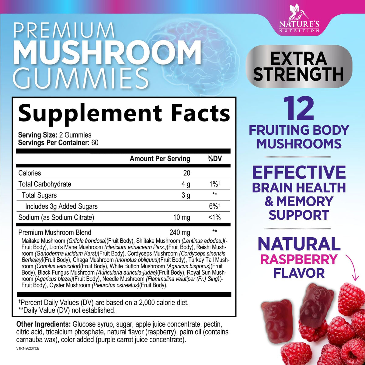 12 in 1 mushroom gummies for wellness