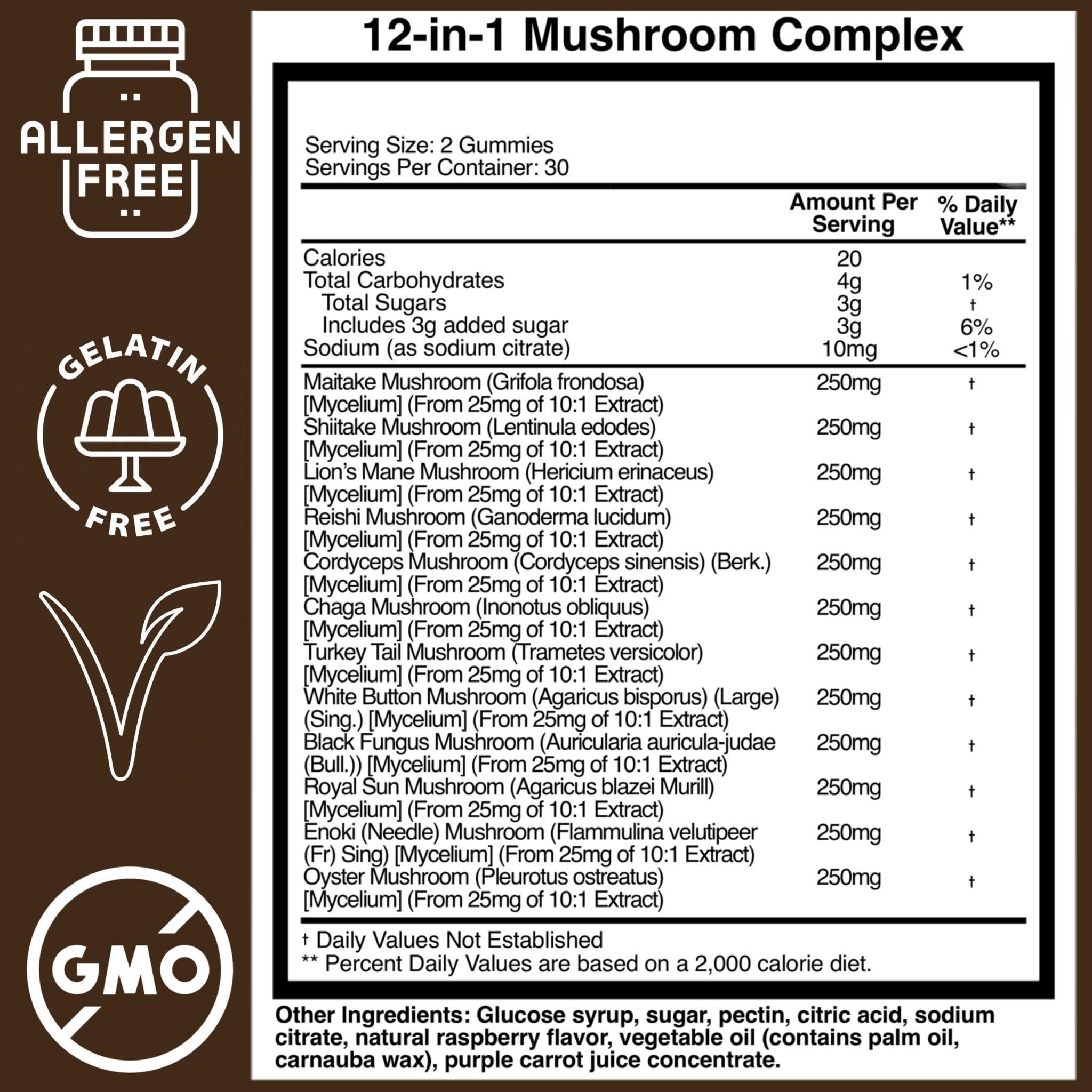 12-in-1 mushroom health benefits