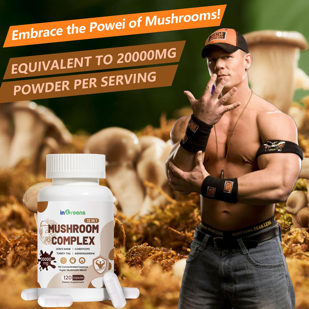 12-in-1 mushroom supplement advantages
