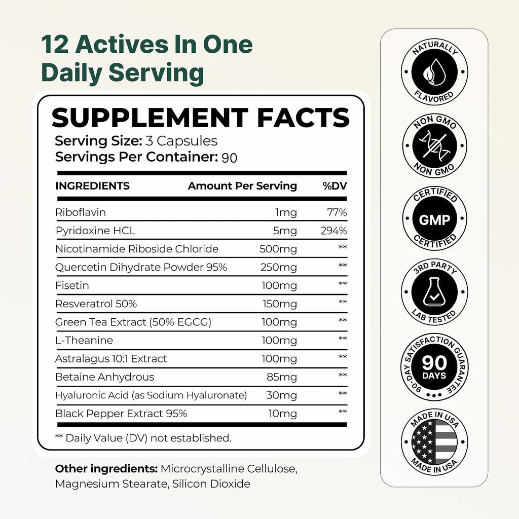 12 in 1 NAD+ health benefits