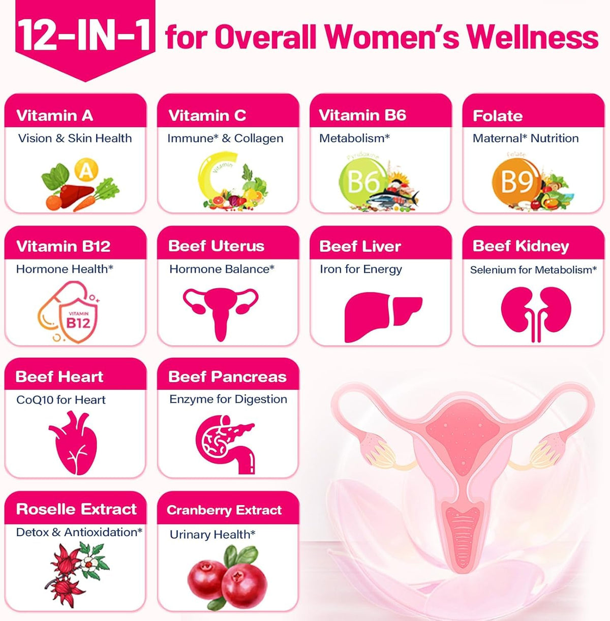 12-in-1 organ supplement for vitality