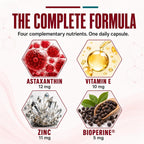 12 mg astaxanthin antioxidant supplement