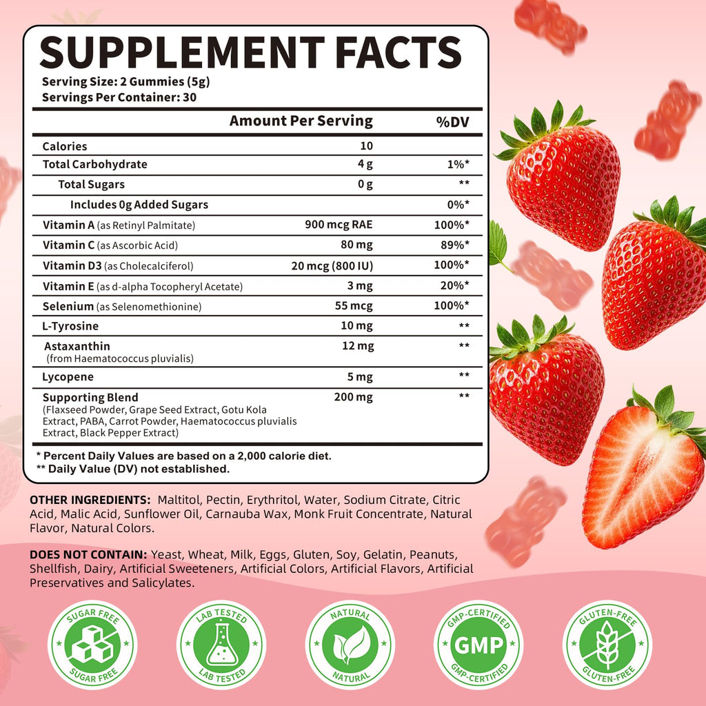 12 mg astaxanthin antioxidant support