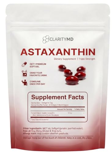 12 mg Astaxanthin antioxidant support