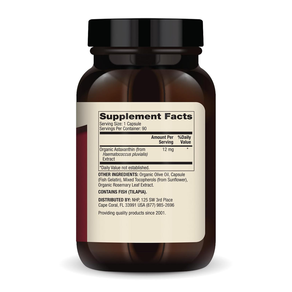 12 mg astaxanthin for antioxidant support
