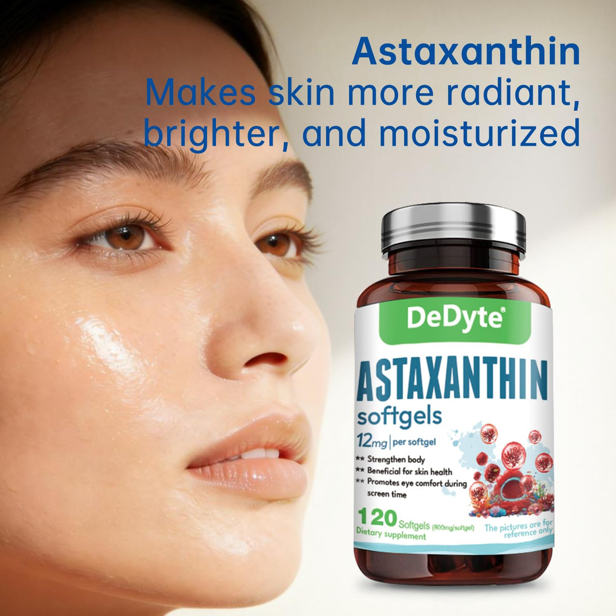 12 mg Astaxanthin for antioxidant support