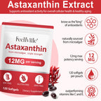 12 mg Astaxanthin for daily vitality