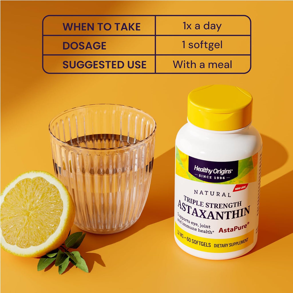 12 mg Astaxanthin for daily wellness