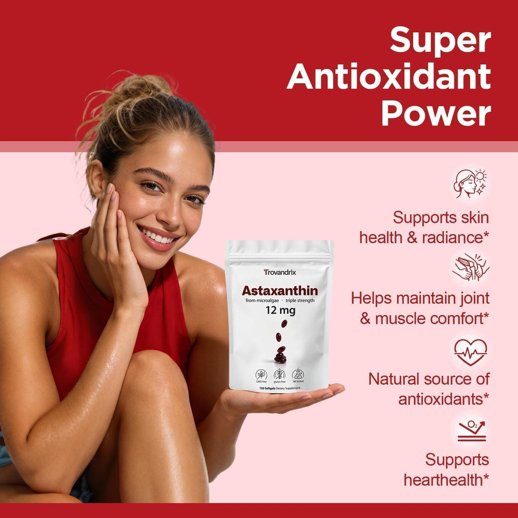12 mg Astaxanthin for daily wellness