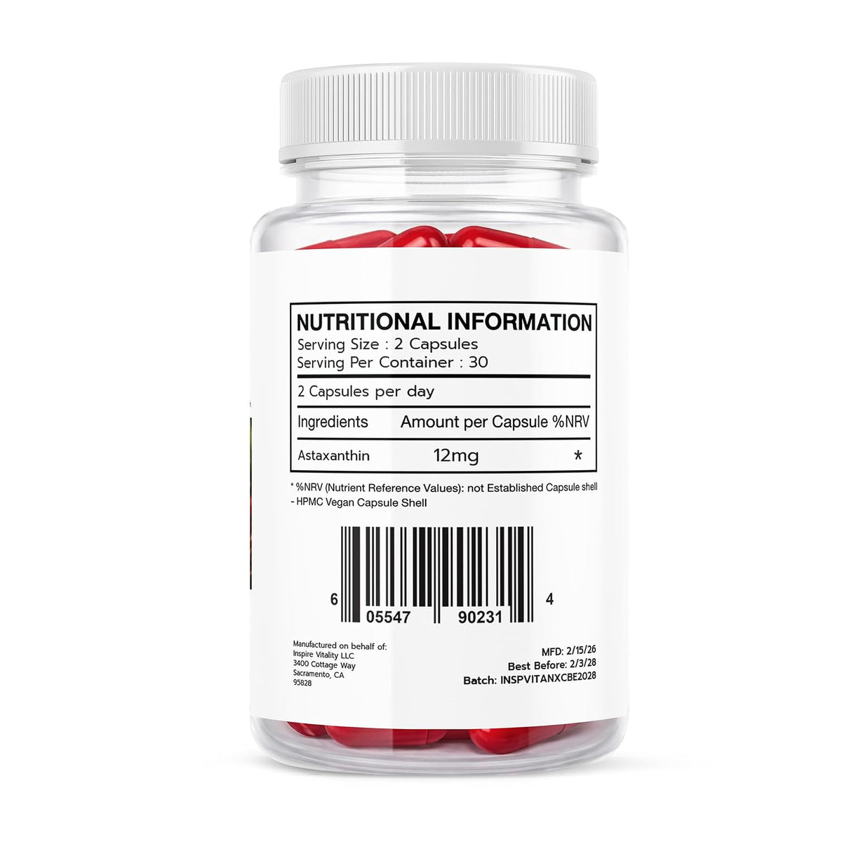 12 mg astaxanthin for skin health