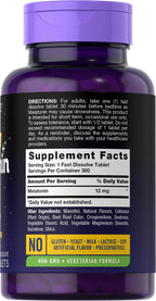 12 mg melatonin for restful sleep