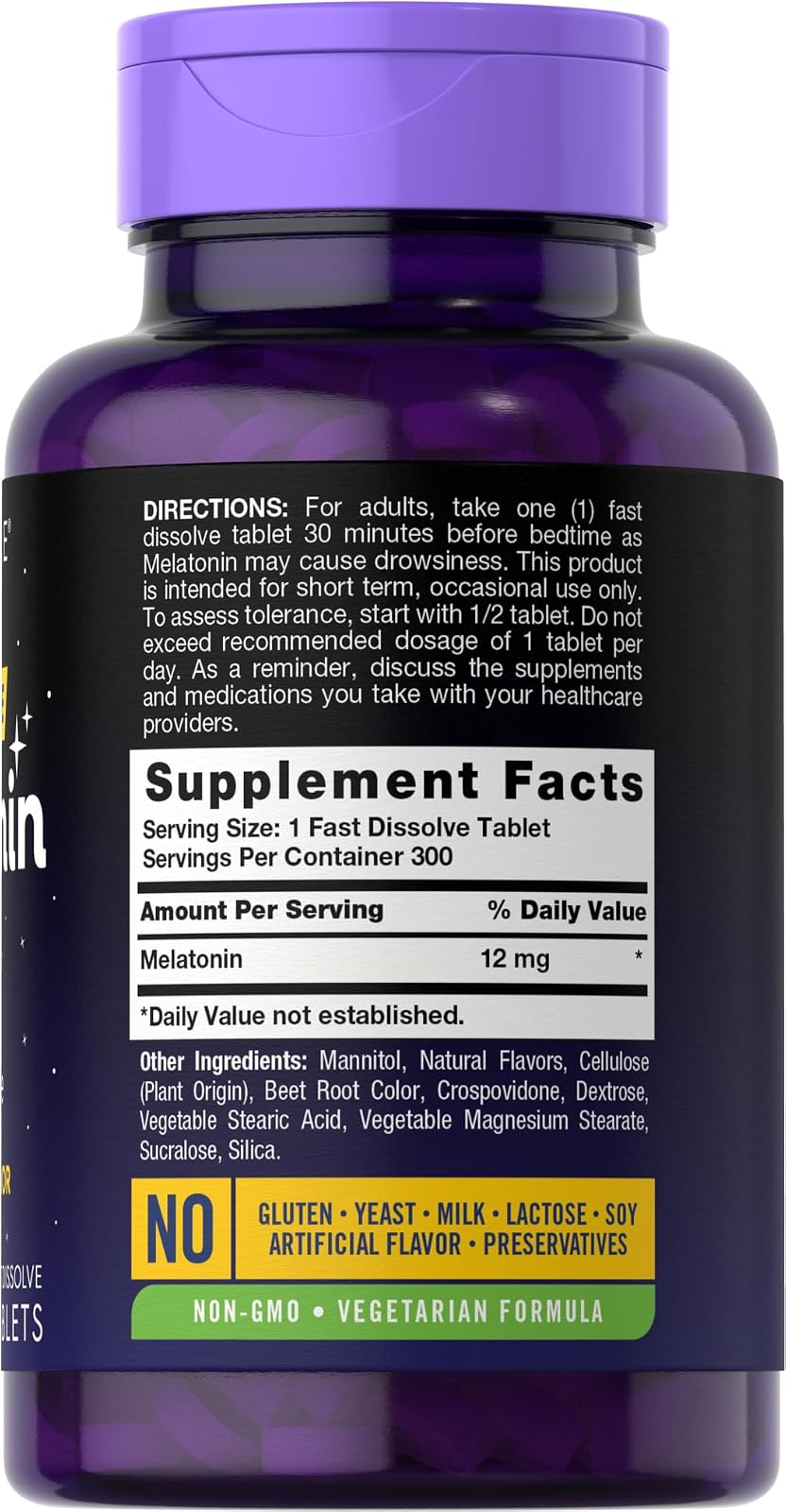 12 mg melatonin for restful sleep