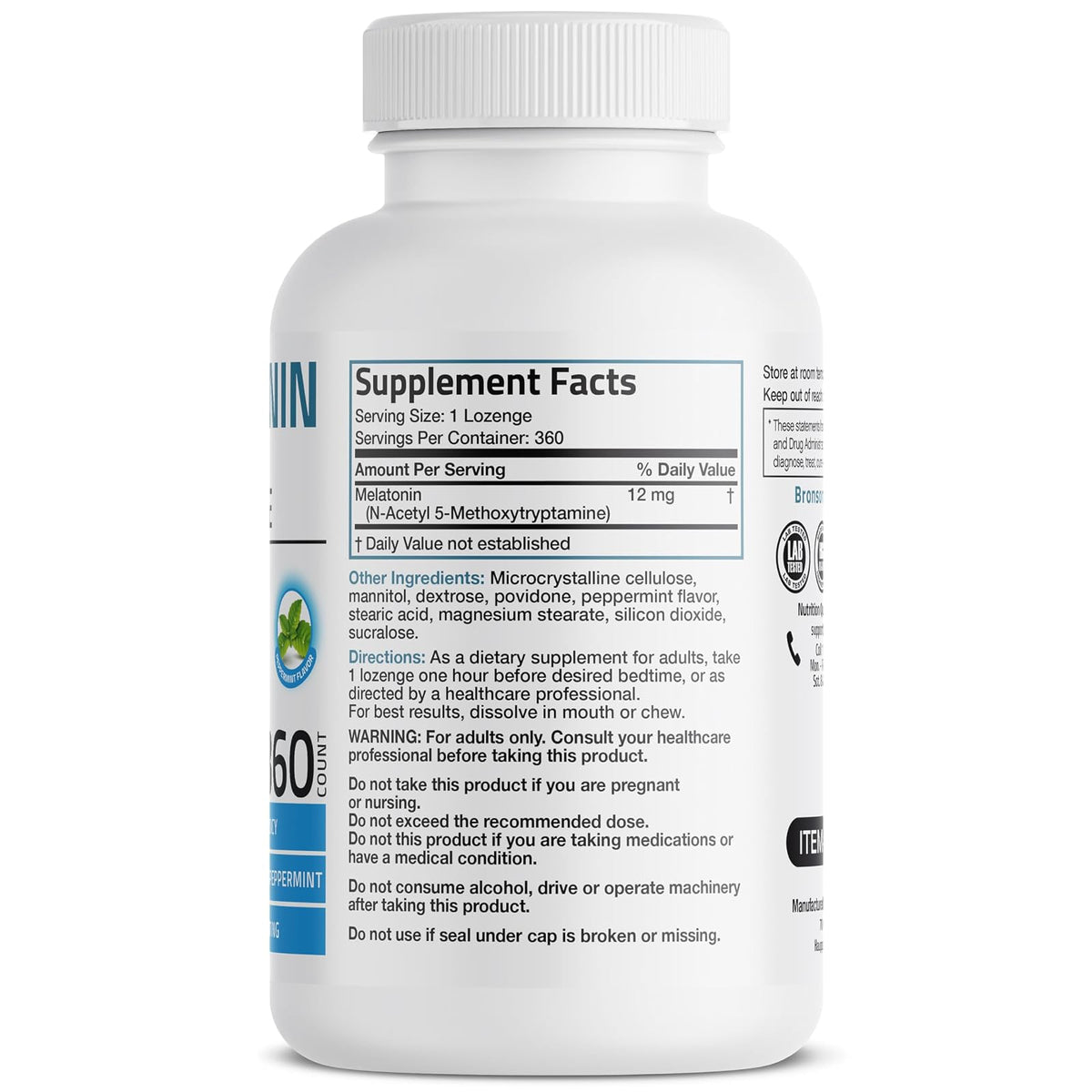 12 mg melatonin for restful sleep