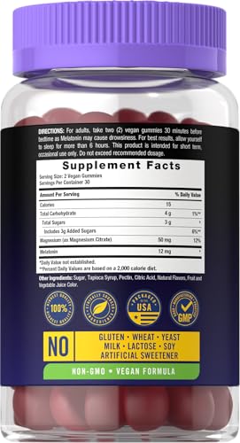 12 mg melatonin gummies for relaxation