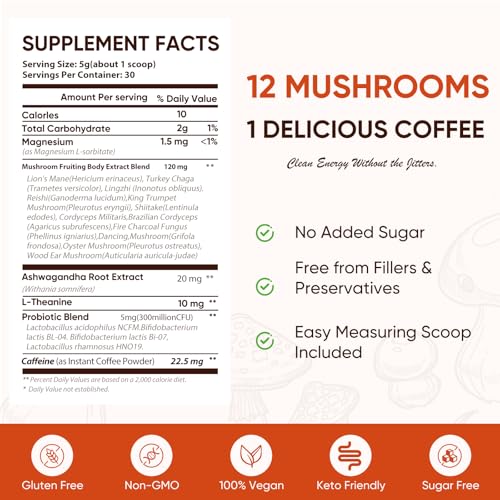12 mushroom blend for daily wellness