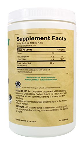 12 ounces of psyllium husk